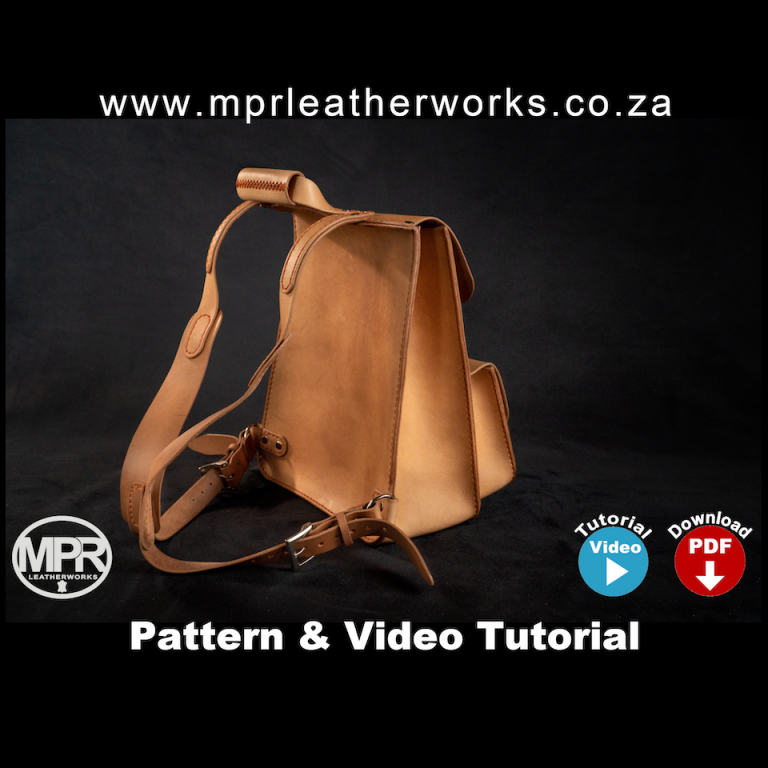Greyton Backpack Digital Pattern - MPR Leatherworks