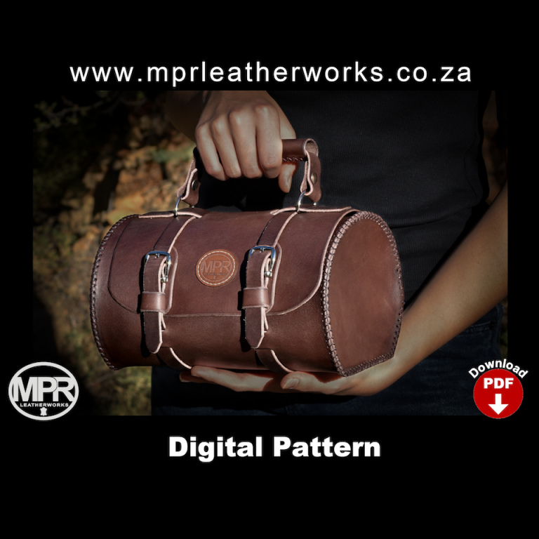 Barrel Bag Digital Pattern - MPR Leatherworks
