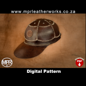 Baseball Cap Digital Pattern - MPR Leatherworks