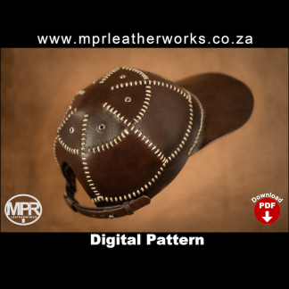 Baseball Cap Digital Pattern - MPR Leatherworks