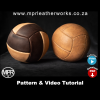 Leather Volley Ball Pattern File - MPR Leatherworks