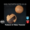 Leather Volley Ball Pattern File - MPR Leatherworks