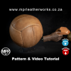 Leather Volley Ball Pattern File - MPR Leatherworks