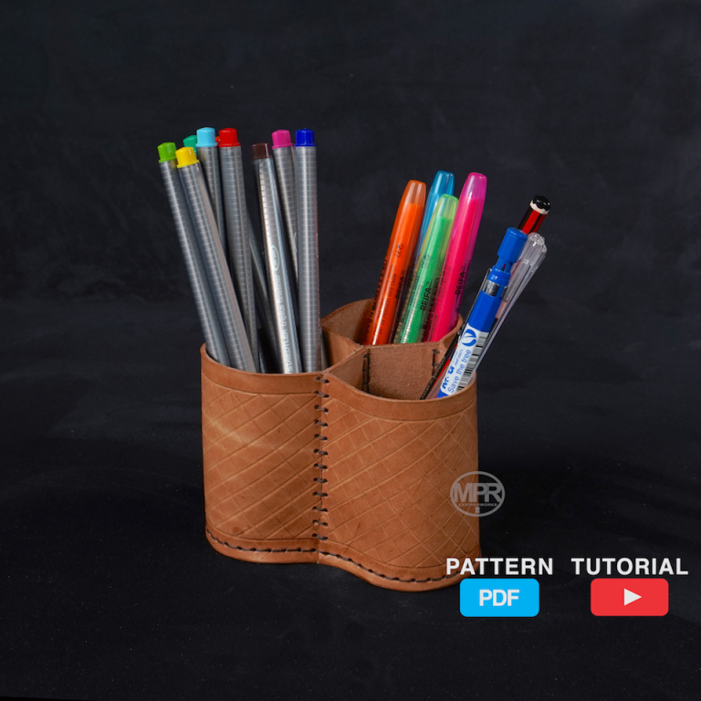 Leather Pen Holder - MPR Leatherworks