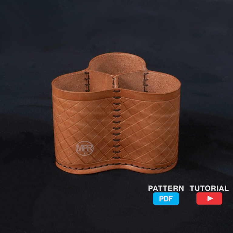 Leather Pen Holder - MPR Leatherworks