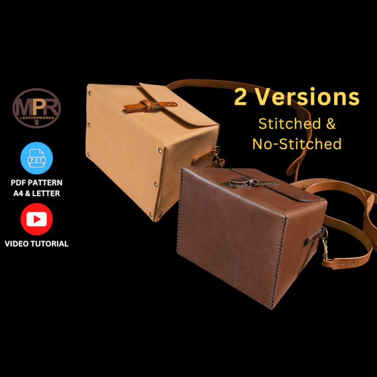 Trapezoid Bag - 2 Versions - MPR Leatherworks
