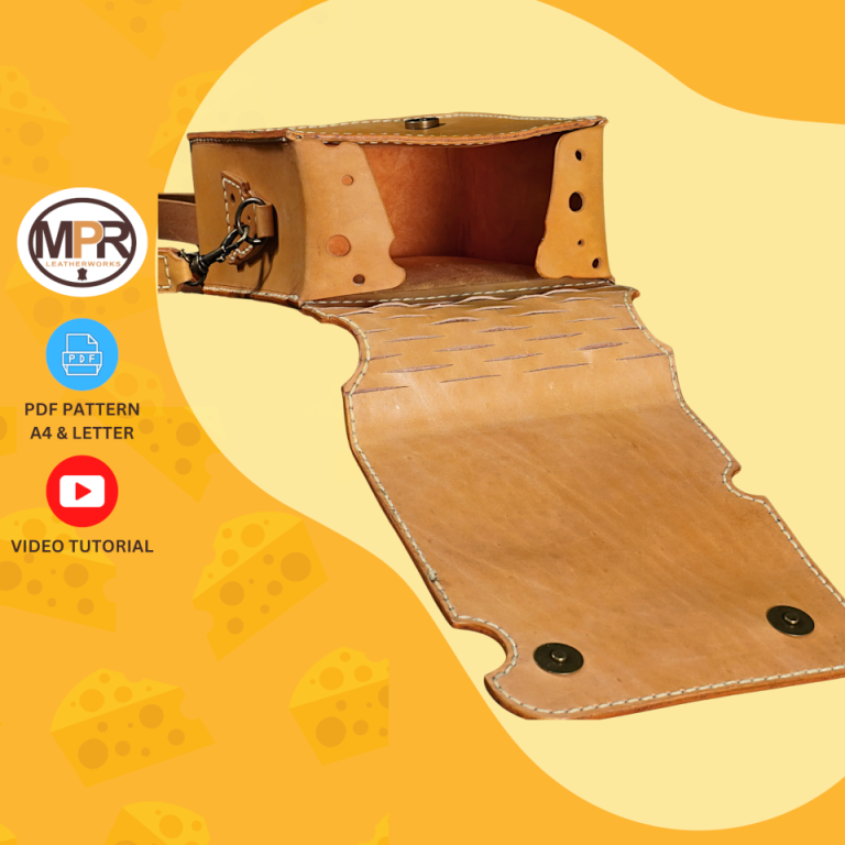 Cheesy Leather Bag Pattern - MPR Leatherworks