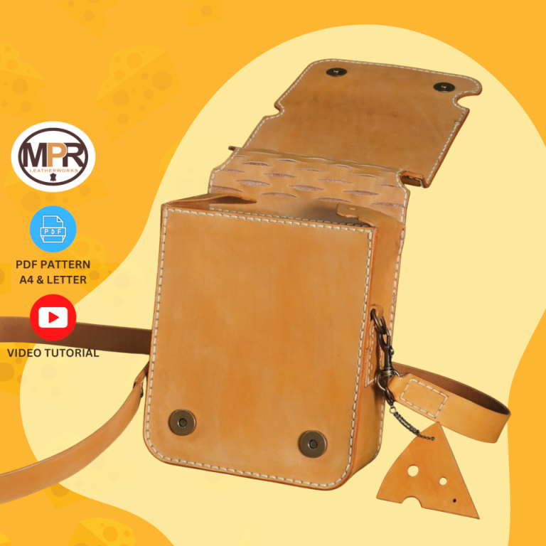 Cheesy Leather Bag Pattern - MPR Leatherworks