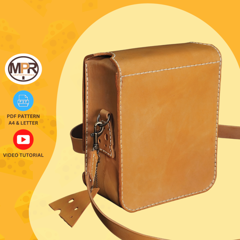 Cheesy Leather Bag Pattern - MPR Leatherworks